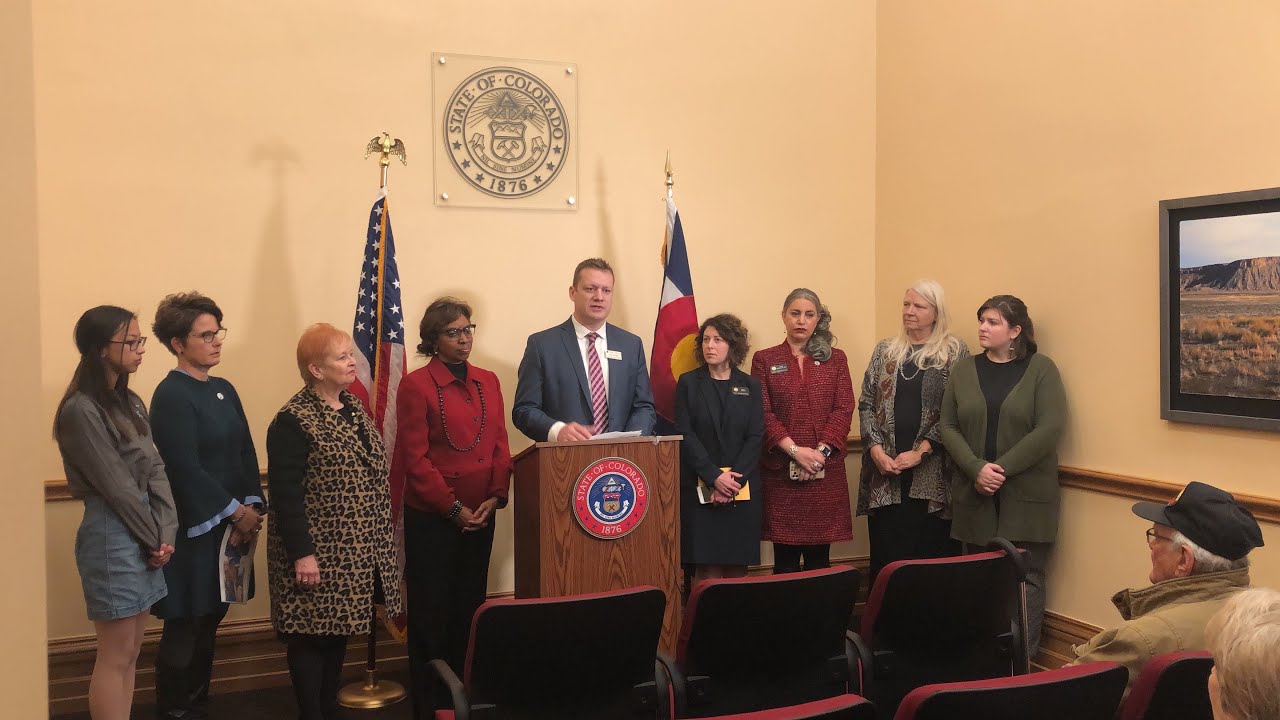 Frank Cornelia Speaks on Behalf of SB20-001 at Senate Press Conference ...