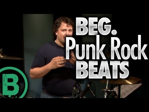 Beginner Punk Rock Drum Beats - YouTube