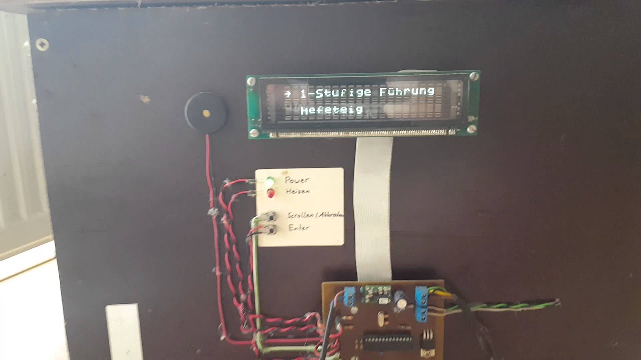 Gärbox VFD Scroll 2 Taster - YouTube