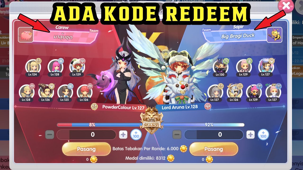 ROX - NOBAR BIG MATCH WOTC 5 ,, BAGI-BAGI CODE REDEEM !! - YouTube