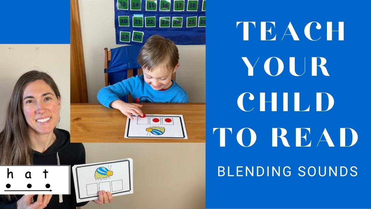 HOW to TEACH your child to READ | Simple BLENDING activities to help ...