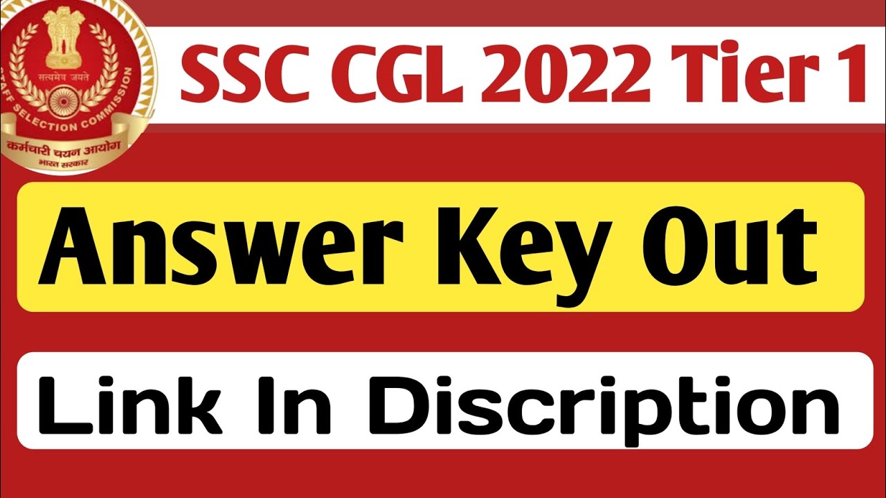 ssc cgl 2022 answer key tier 1 | ssc cgl 2022 answer key | ssc cgl 2022 ...