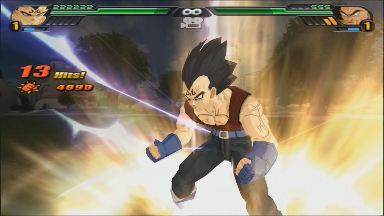 Majin Vegeta GT SSJ3 VS Nappa (Dragon Ball Z Tenkaichi 3 mod) - YouTube