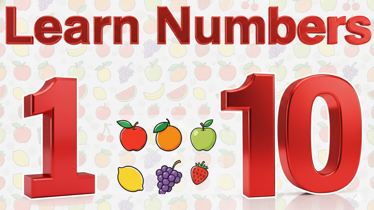 Learn Numbers 1-10 FAST! Fun Learning for Toddlers! #kidslearning # ...