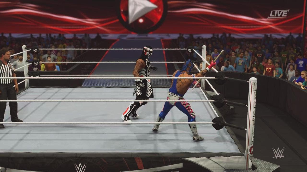 Penta vs Rey Mysterio EXTREME RULES|WWE 2K24 - YouTube