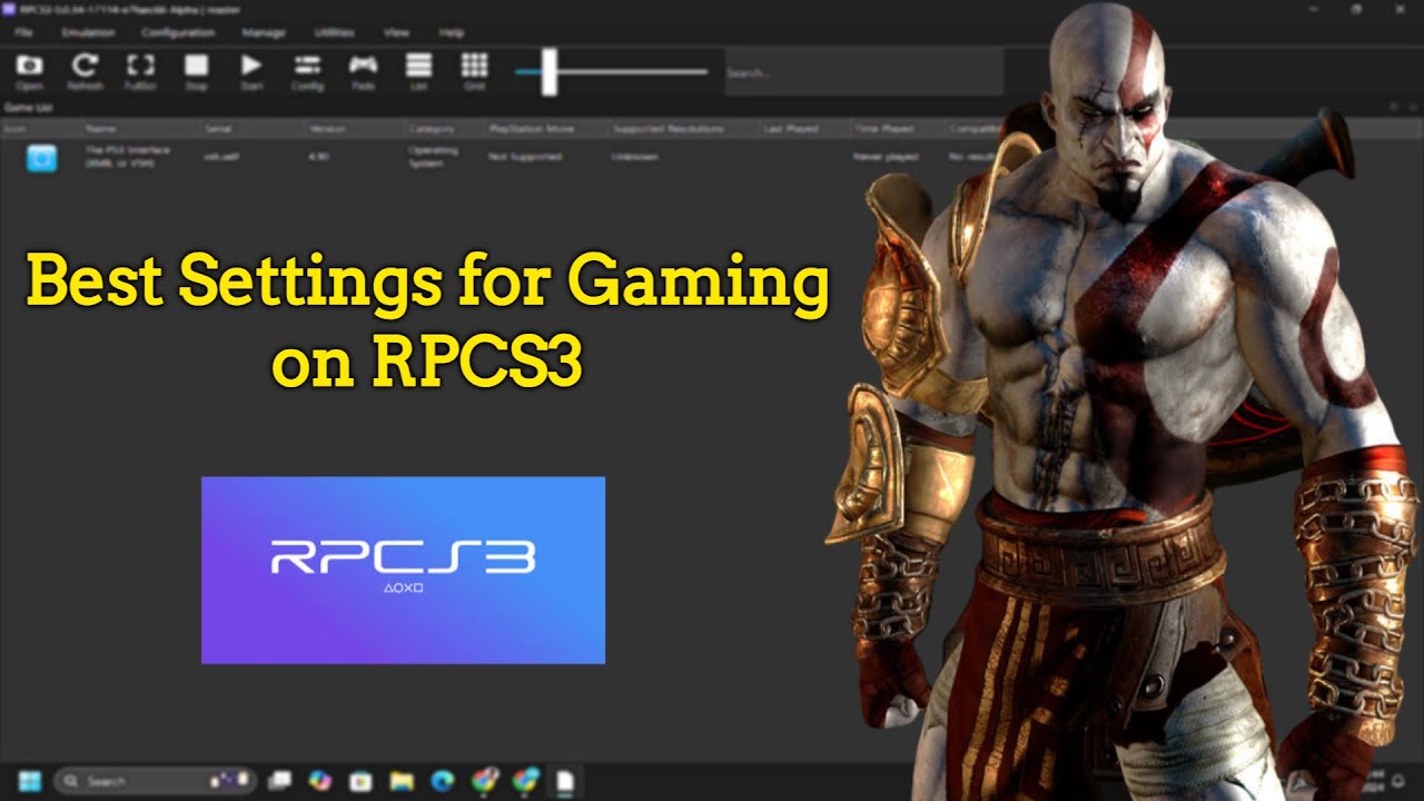 Best Settings For Gaming on RPCS3 Emulator in 2024! - YouTube