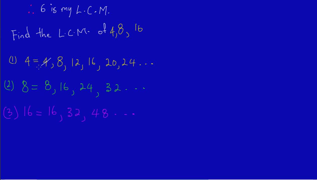 Introduction To The Lowest Common Multiple LCM Part 2 by Will EduTech introduction-to-the-lowest-common-multiple-lcm-part-2-by-will-edutech