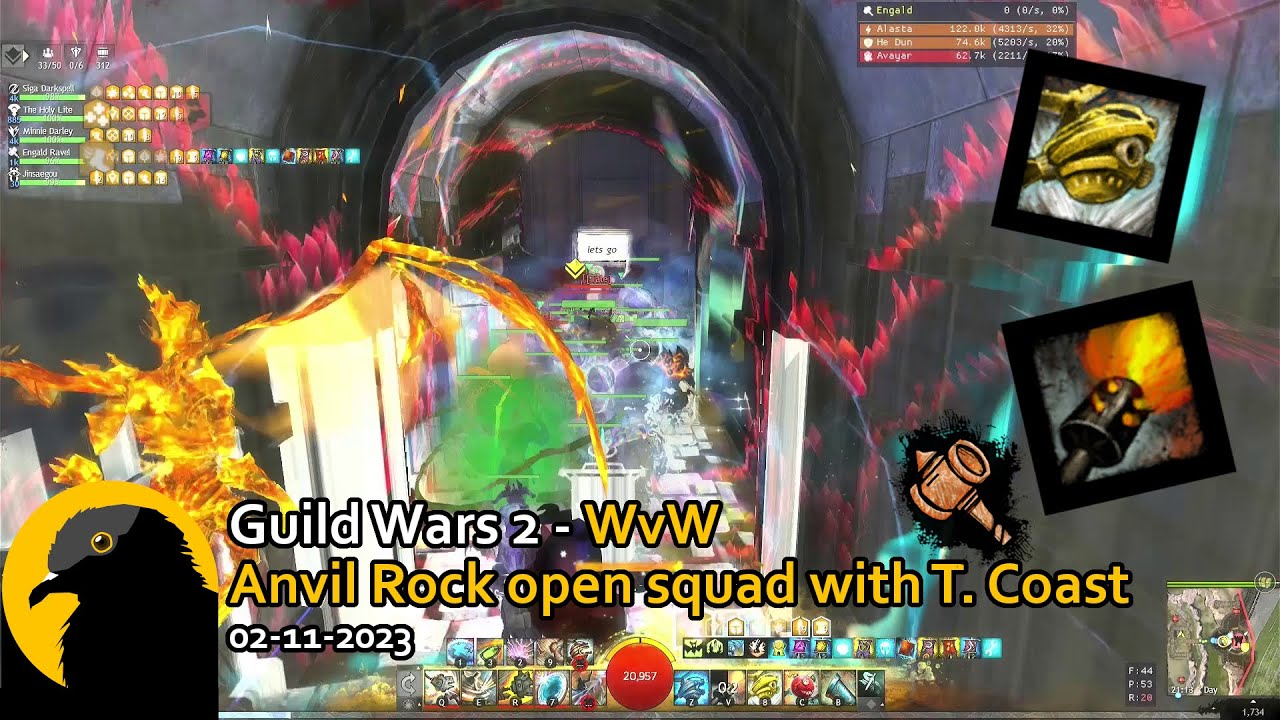 GW2 - WvW - Anvil Rock open squad with Tarnished Coast - 02-11-2023 ...