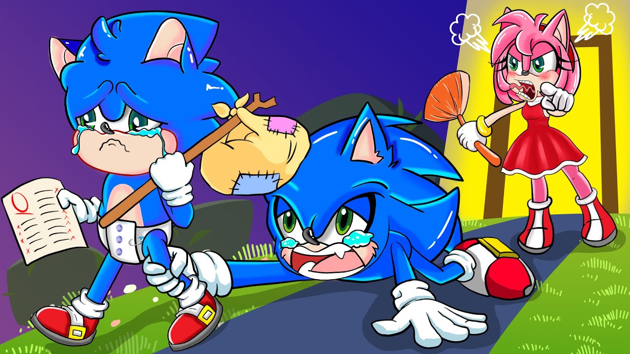 Sonic! Please come back home! - Study pressure | Sonic Animation - YouTube