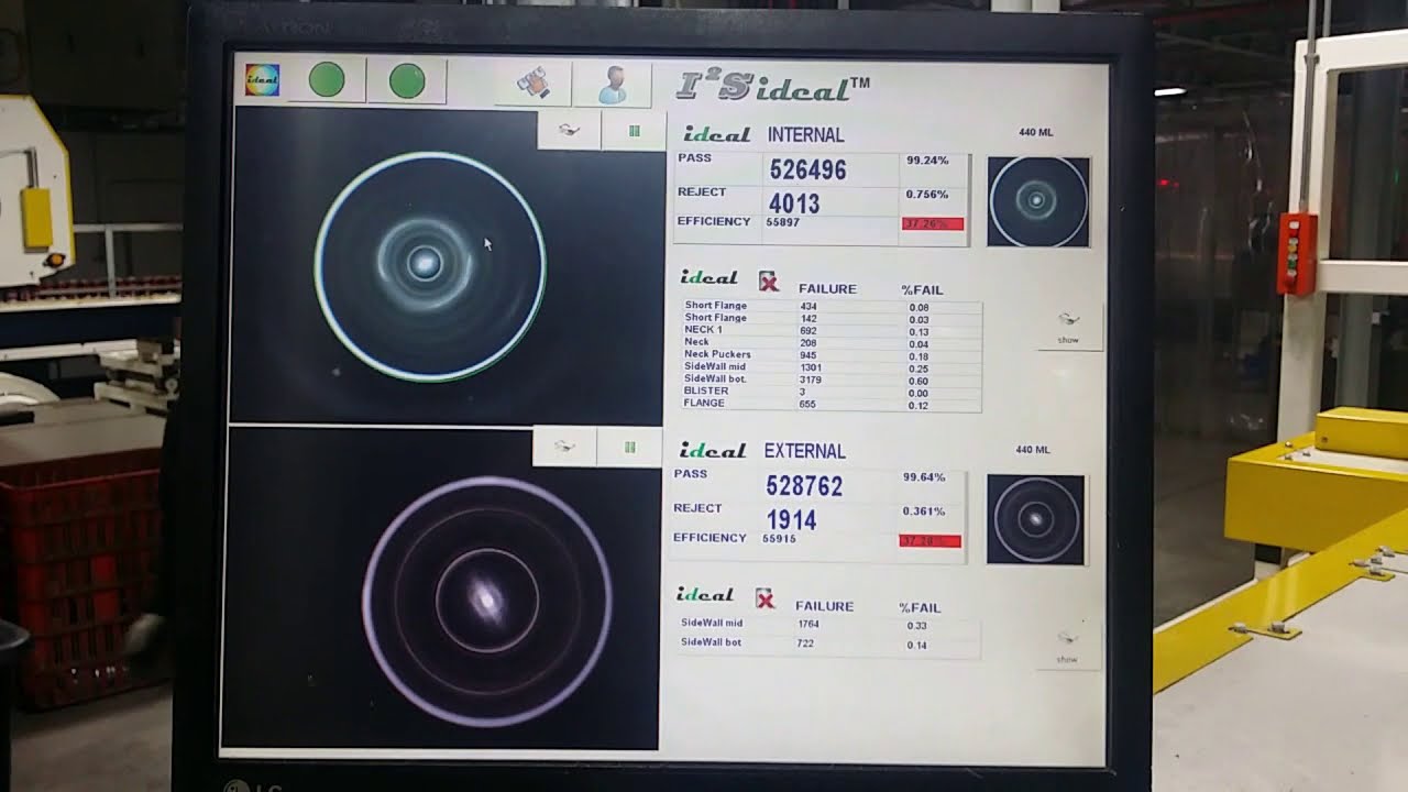 100% Quality Control Vision Systems- High Speed beverage can line ...