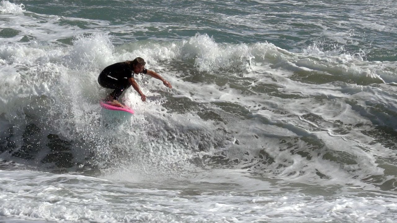 CRAZY SHORE BREAK from WINTER STORM RILEY - YouTube
