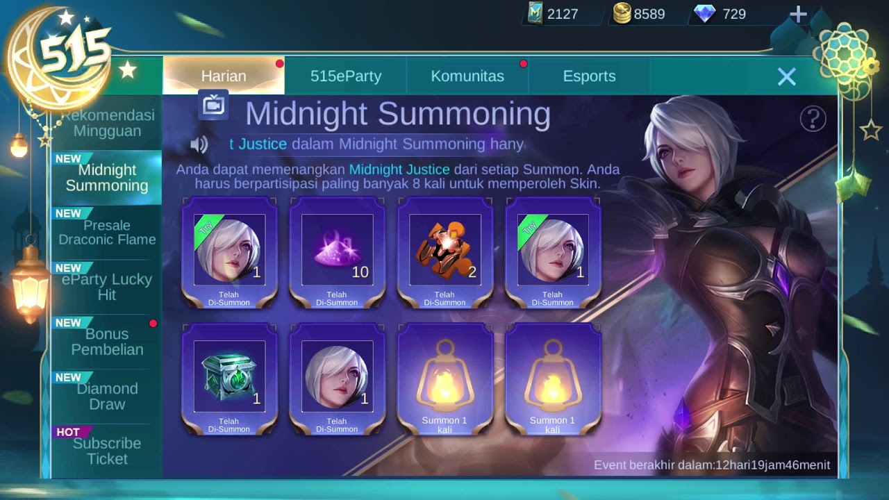SKIN SILVANA MOBILE LEGEND - YouTube