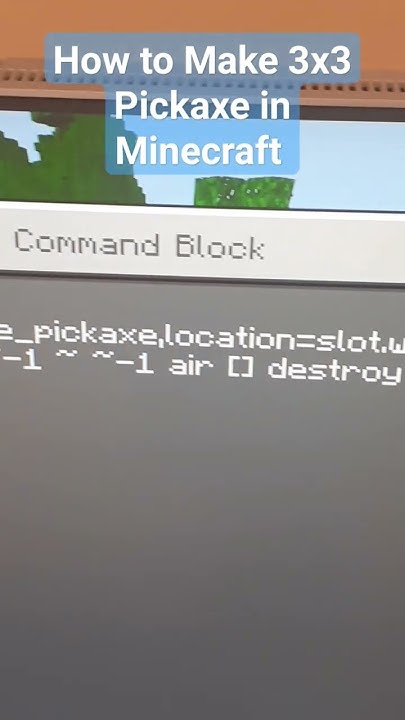 How to Make 3x3 Pickaxe in Minecraft #lifehacks #minecrafter #minecraftgameplay#gaming # ...