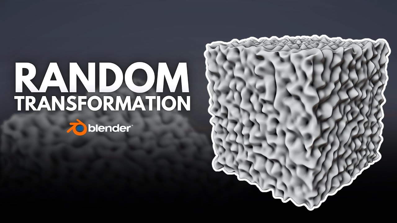 Learn Random Transformation in Blender! - YouTube