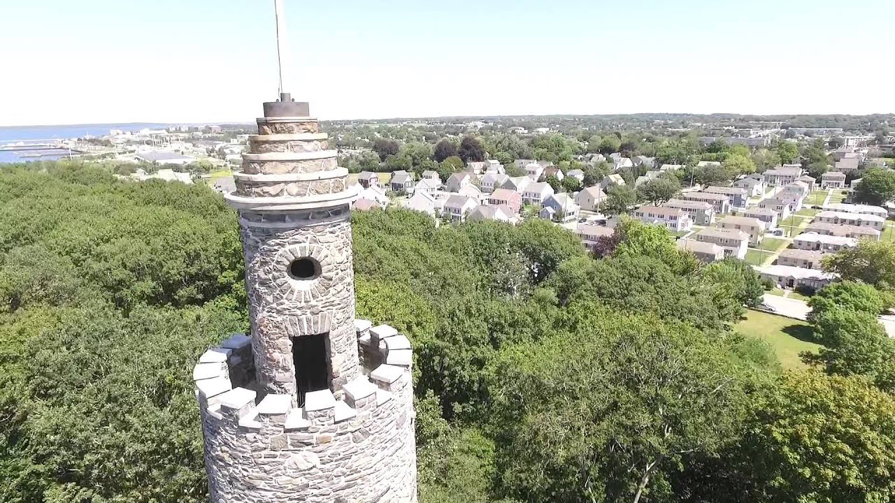 WWI Memorial in Newport RI Miantonomi Memorial Park HD - YouTube