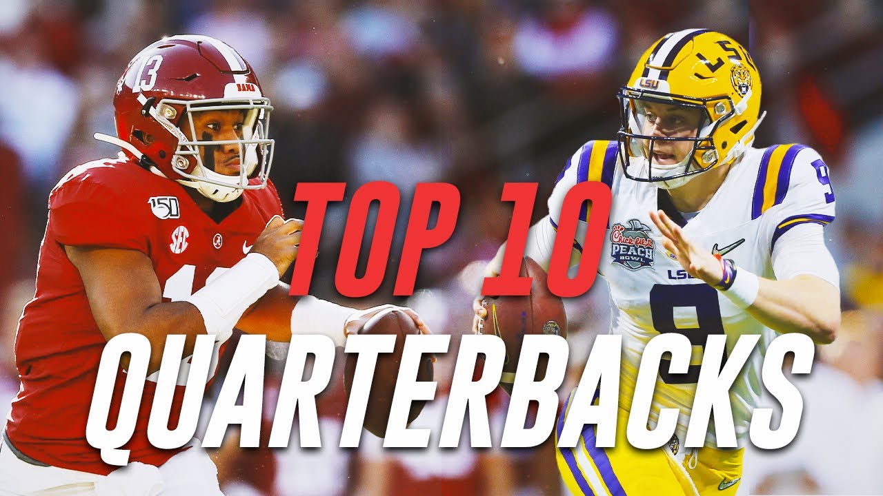 Top 10 Quarterbacks in the 2020 NFL Draft - YouTube