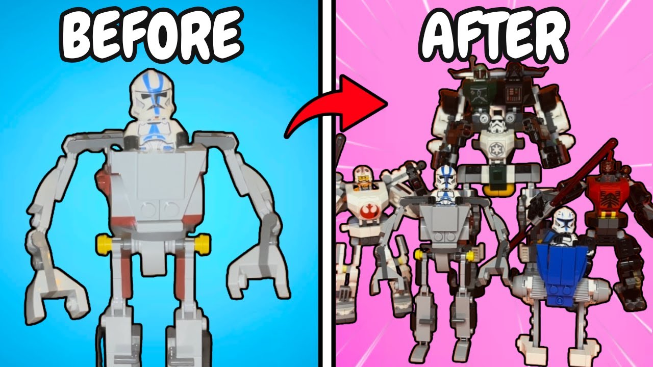 I Built Every Star Wars Mech in Lego - YouTube