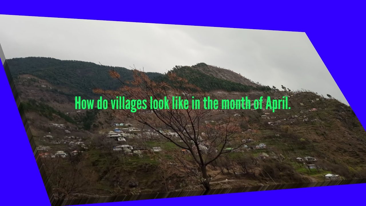 How to spell village in April season.Apiral main gaion ka mosam. | No ...