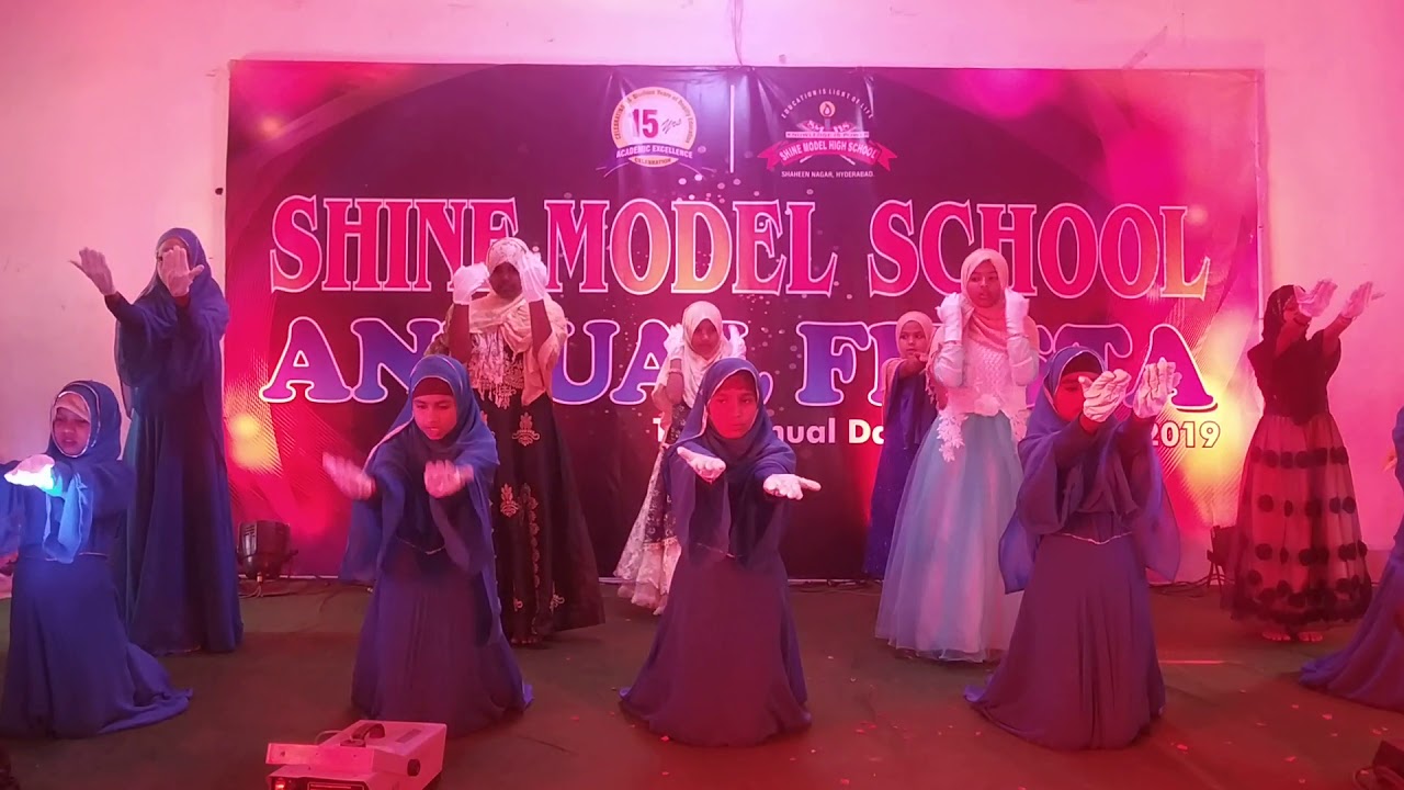SHINE MODEL SCHOOL BEAUTIFUL PERFOMANCE ON 🤲AYE RABB E AKBAR🤲 (BHEL ...