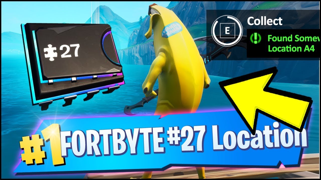 FORTBYTE 27 Location - FOUND SOMEWHERE WITHIN MAP LOCATION A4 (Fortnite ...