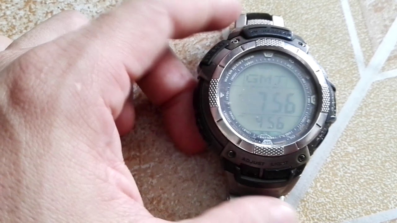 Casio PRG-80T นาฬิกาสำหรับผู้ที่รักการพจญภัย ตัวเรือนและสายทำจาก ...