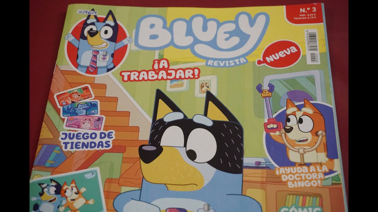 ENSEÑANDO LA REVISTA BLUEY Nº3 + SUPER REGALOS - YouTube