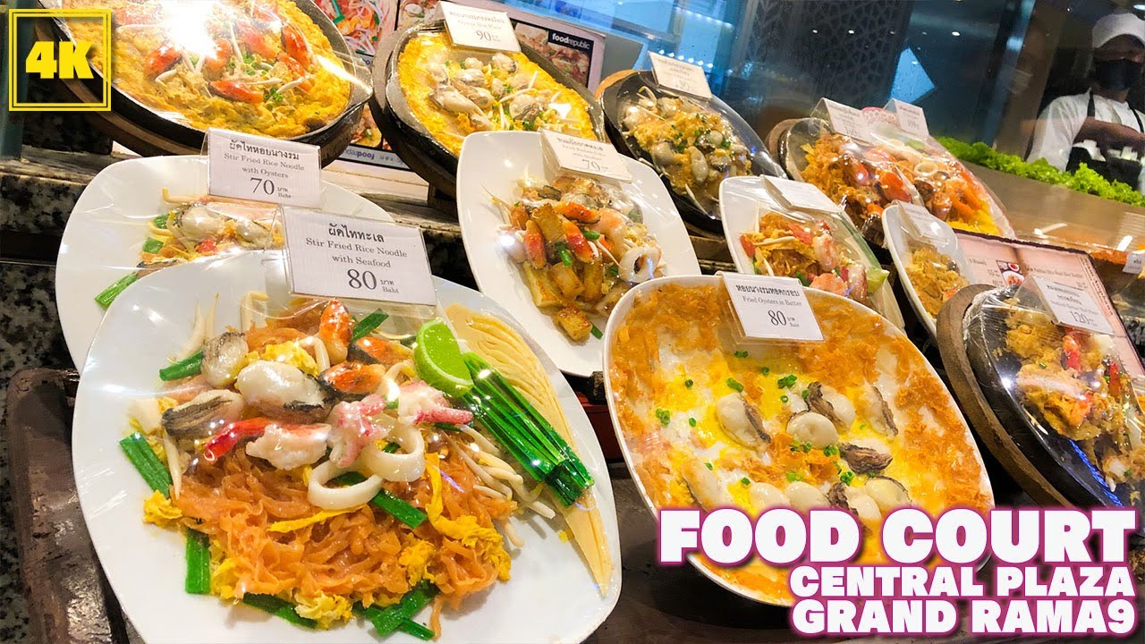 Luxury Food Court / Central Plaza Grand RAMA9 , Food Republic - YouTube