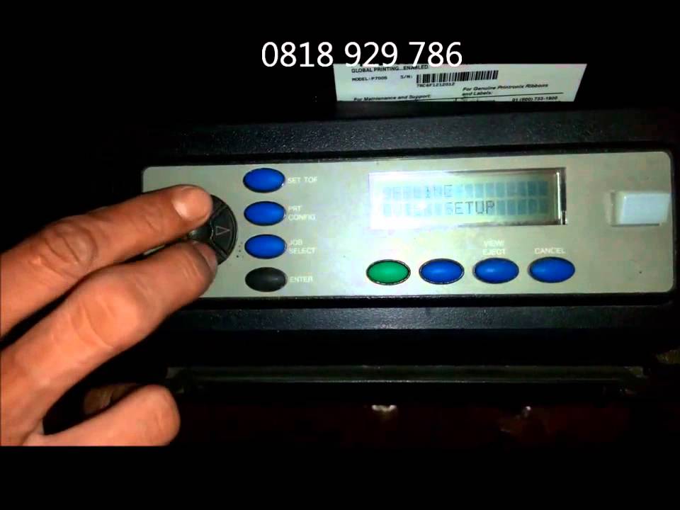 0818 929 786 Cara Setting Printer Printronix, Sewa Printer Printronix ...