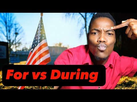 For vs During| Examples and Exercises - YouTube