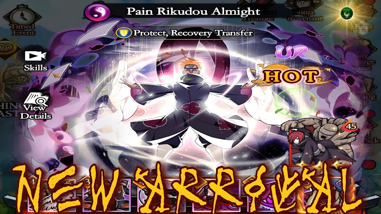 Temple Of Shadows New Limited-Time Summon Fantastic UR Ninja Pain ...