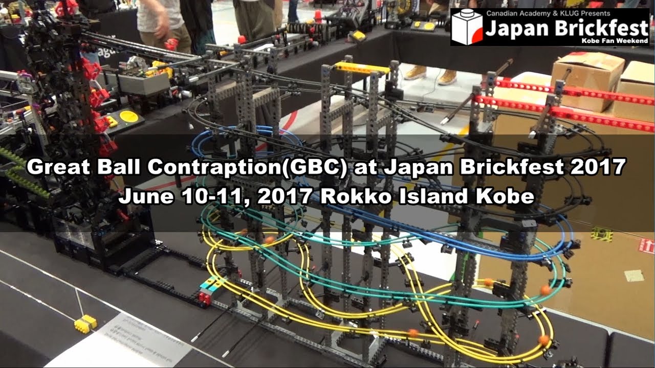 Great Ball Contraption(GBC) at Japan Brickfest 2017 - YouTube
