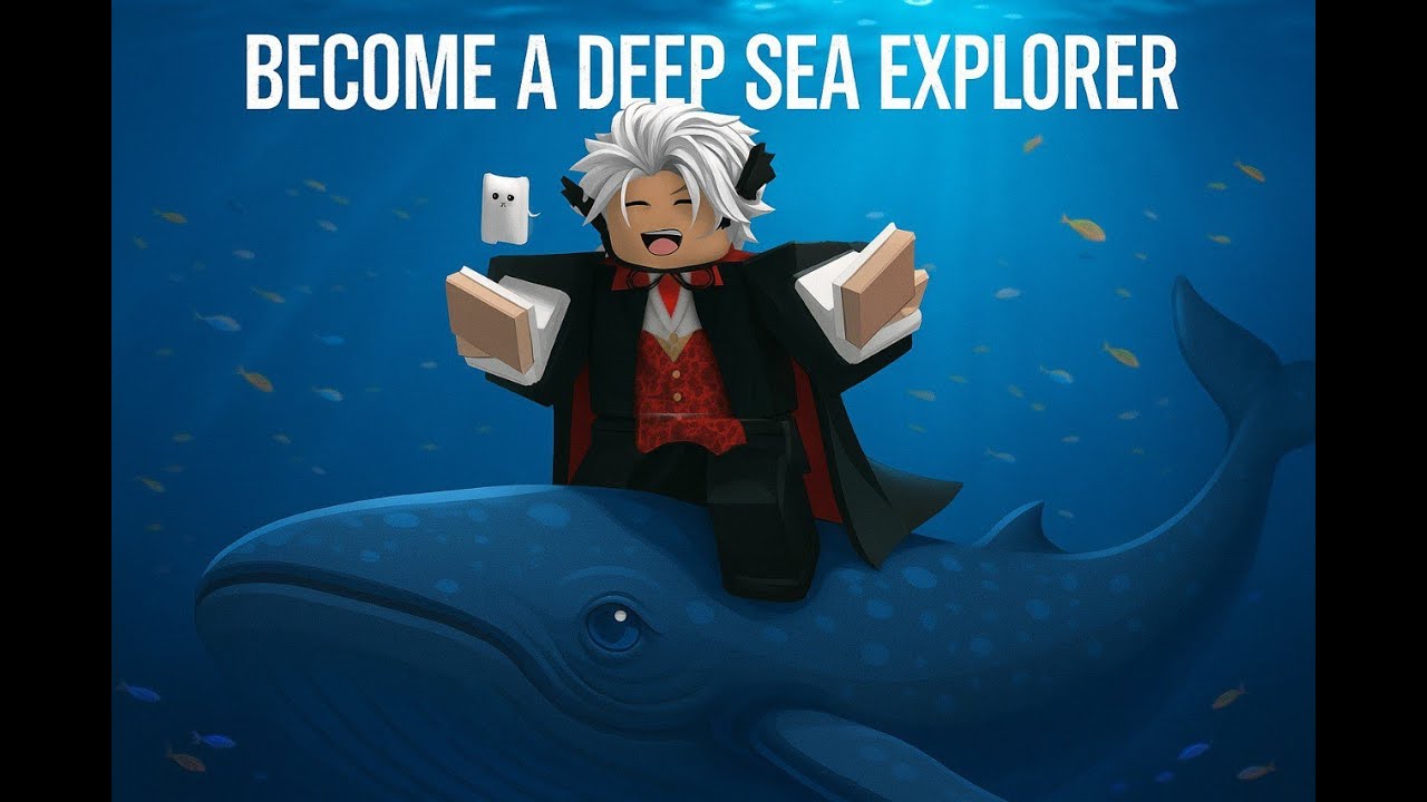 Aku Berhasil Menangkap Paus Biru di Become a Deep Sea Explorer - Roblox ...