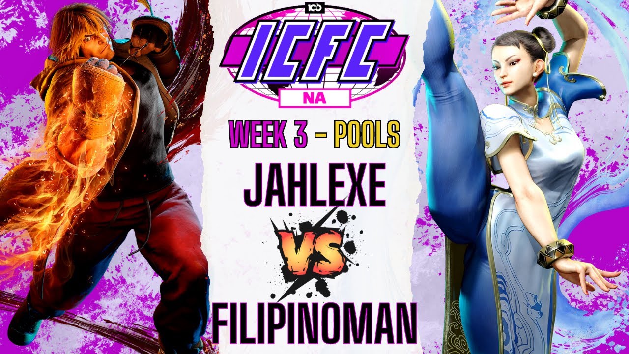 SF6 👊 JahLexe (Ken) vs Filipinoman (Chun-Li) 👊 ICFC NA SF Summer 2023 ...