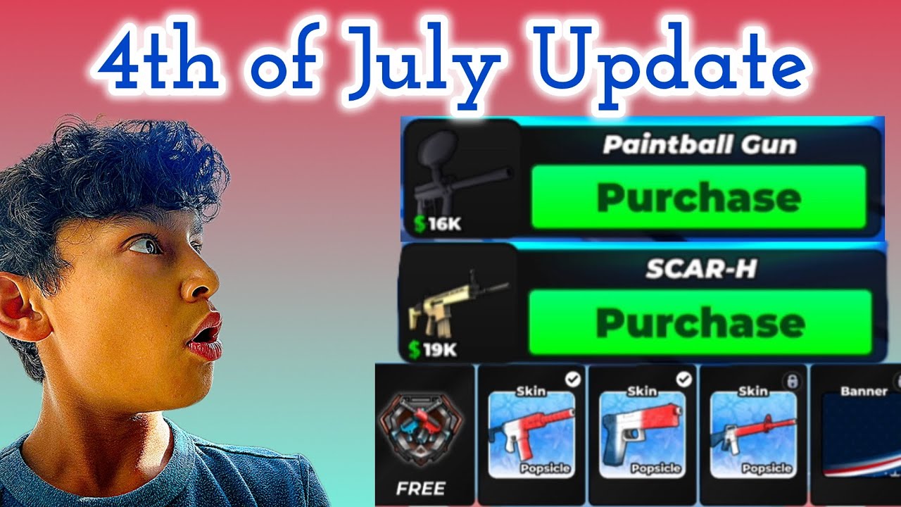 The 4th of July Update! | 2 New Weapons | Mini Pass | Nuke | - Roblox ...