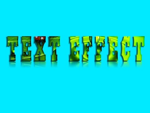Photoshop Tutorial - text effect in Photoshop CC CS4 CS5 CS6 - YouTube
