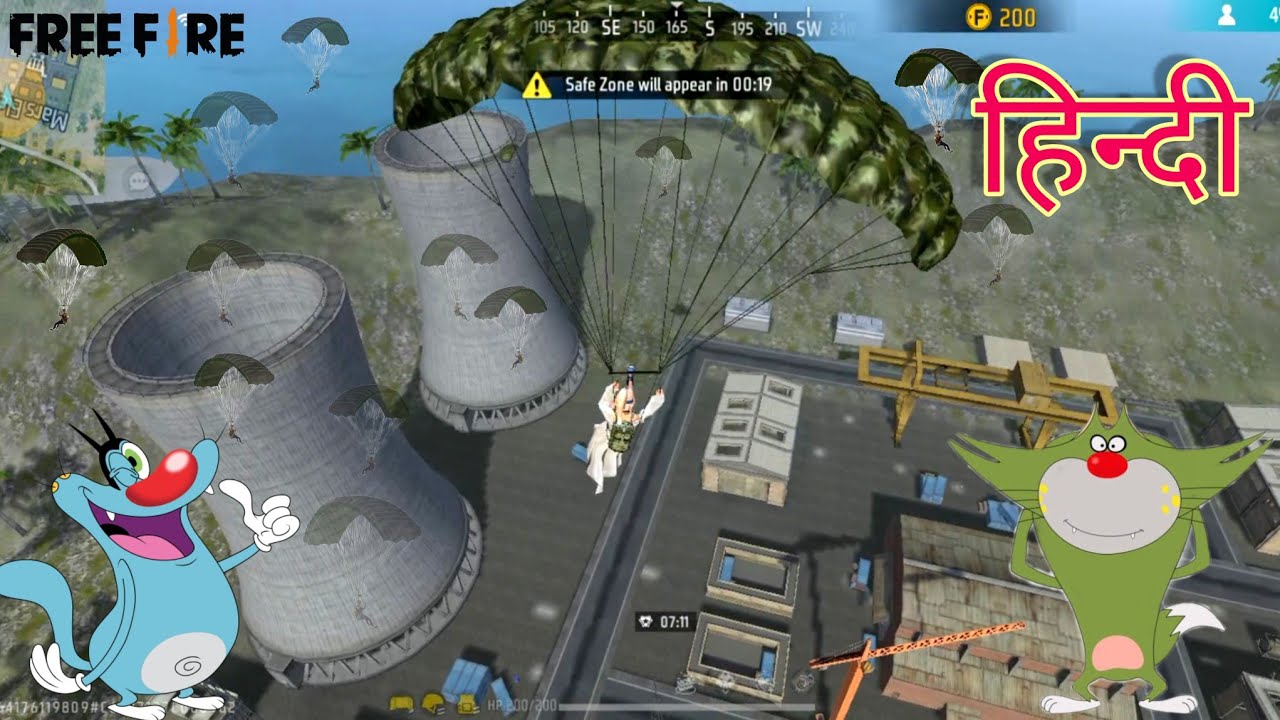 Free Fire With Oggy and Jack Voice | - YouTube