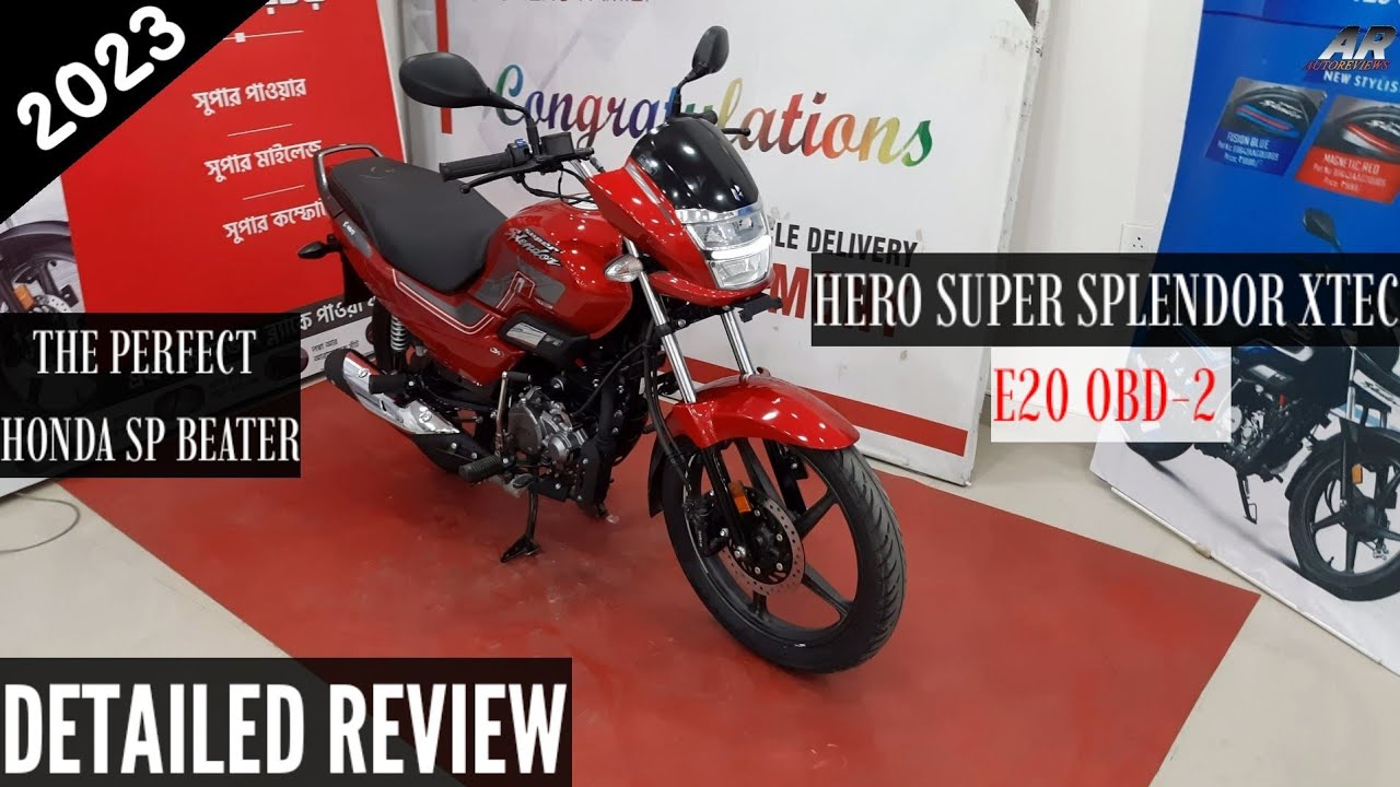 2023 Hero Super Splendor Xtec - E20 OBD-2 ~ Detailed Review | Best ...