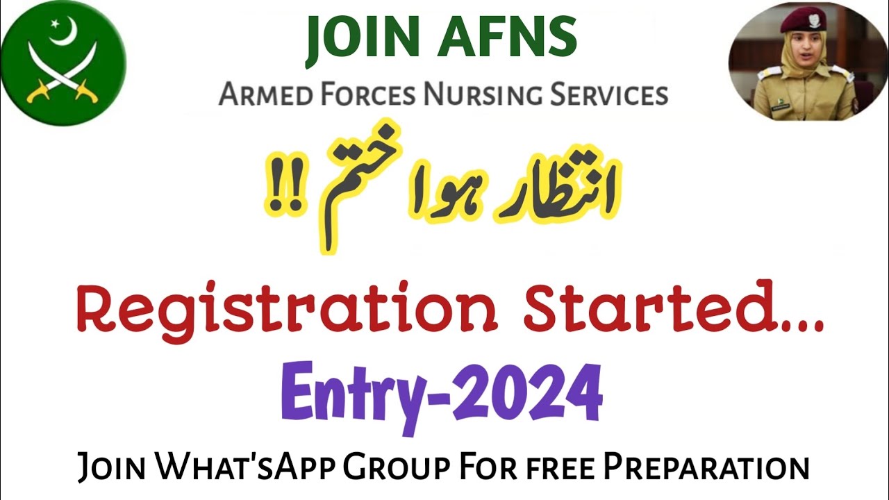Armed Forces Nursing Services (AFNS) | Join Pak Army as AFNS | Nursing ...