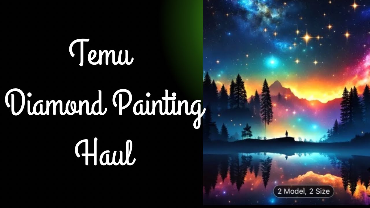Temu Diamond Painting Haul-Part 3 of Massive Temu Delivery - YouTube