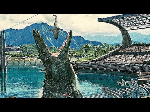 Mosasaurus Feeding Show Scene - Jurassic World (2015) Movie Clip - YouTube