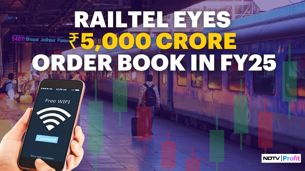 RailTel MD On Navratna Status, Tariff Hikes In Telecom & New Order Book In FY25 - YouTube