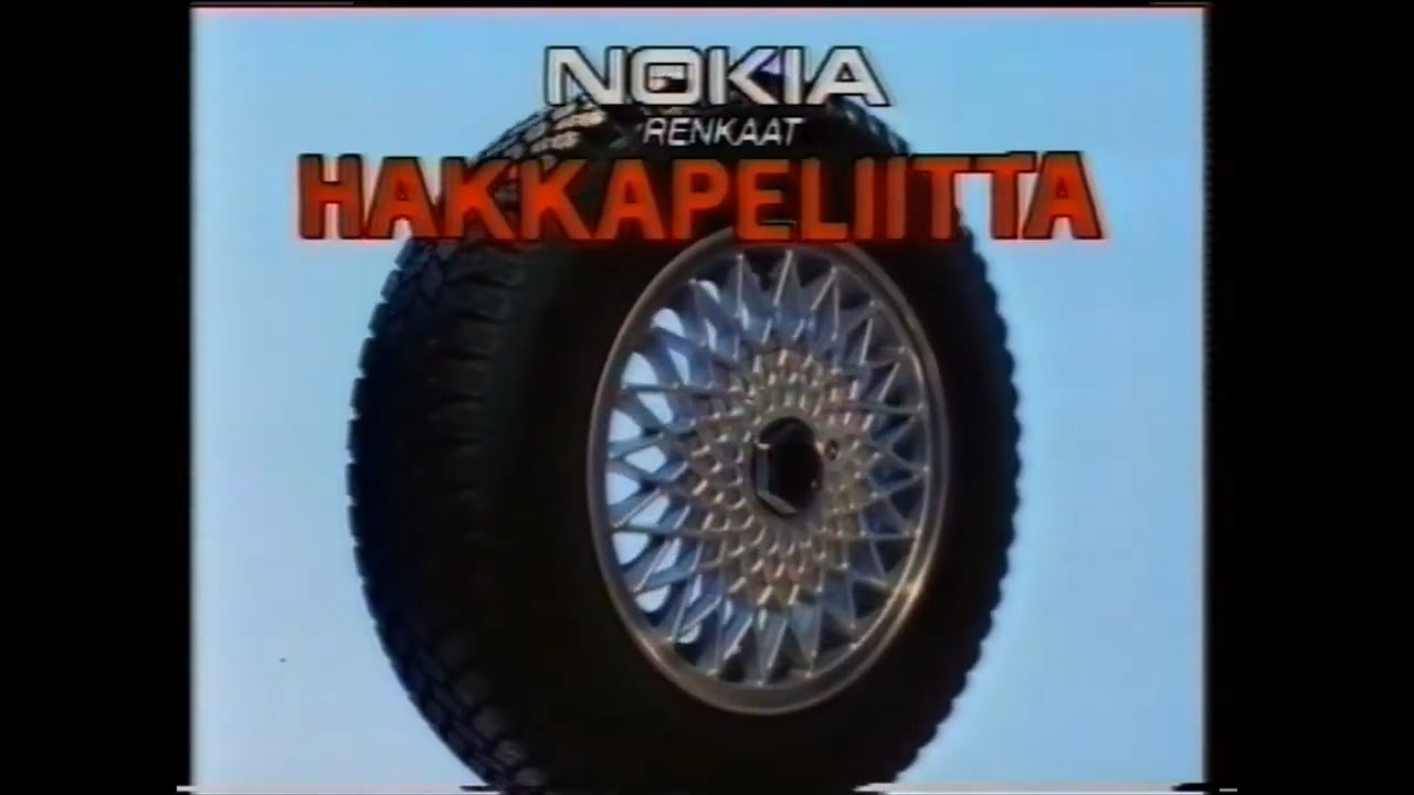 Nokia Hakkapeliitta will never fail 30-second commercial (Finland, 198X ...