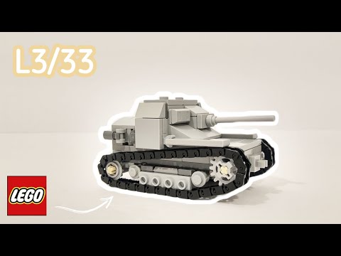 How to build everyone's favorite Italian tank! (Lego L3/33)