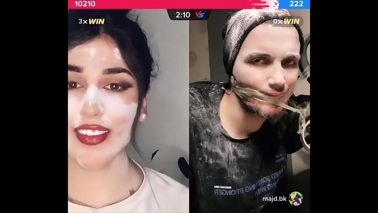 تحدي على تيك توك زلوا بعض 😅 الين و مجد Youtube
