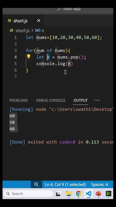 Arrays In Javascript Pop Method In Javascript For Of Loop In Javascript Javascriptloops 5121