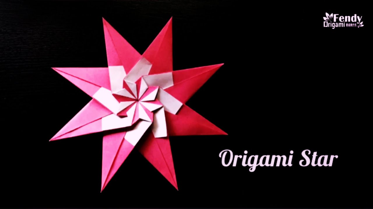 Origami 8-Point Star - YouTube