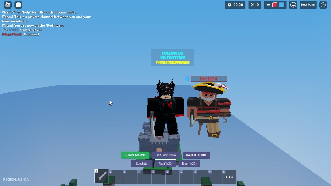 Roblox 1v1 with pro1234 - YouTube