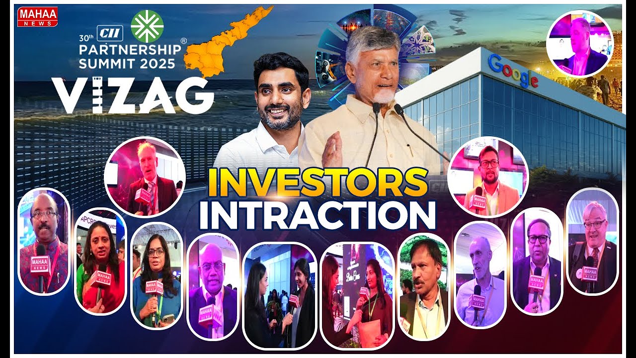 American Delegates Interaction With Mahaa News In AP CII Summit 2025 ...