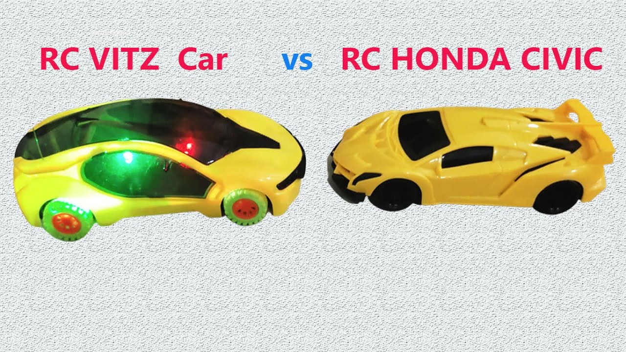 RC Vitz Speedy Car VS RC Honda Civic Crazy Car, Car competition, Car ...