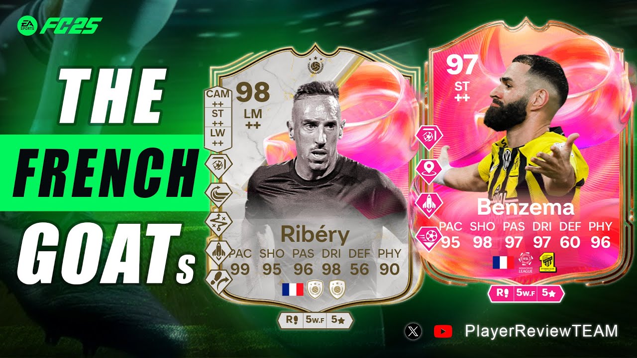 5⭐5⭐ Franck Ribéry 98 Futties ICON SBC + 5⭐5⭐ Karim Benzema 97 Futties ...
